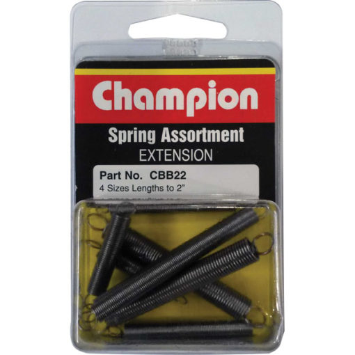 Champion 8Pc Extension Spring Assortment - Tooltime Online