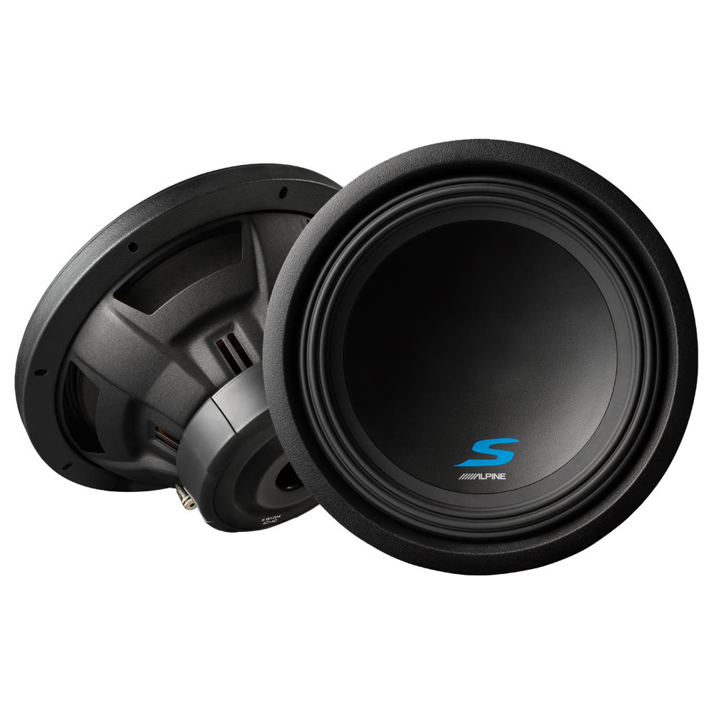 ALPINE TYPE S 12" SUBWOOFER DUAL 4OHM 600W RMS (S2 SERIES) - Tooltime ...