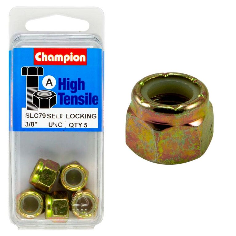 Champion Nyloc Nut UNC 3/8in (A) - GR5 - Tooltime Online
